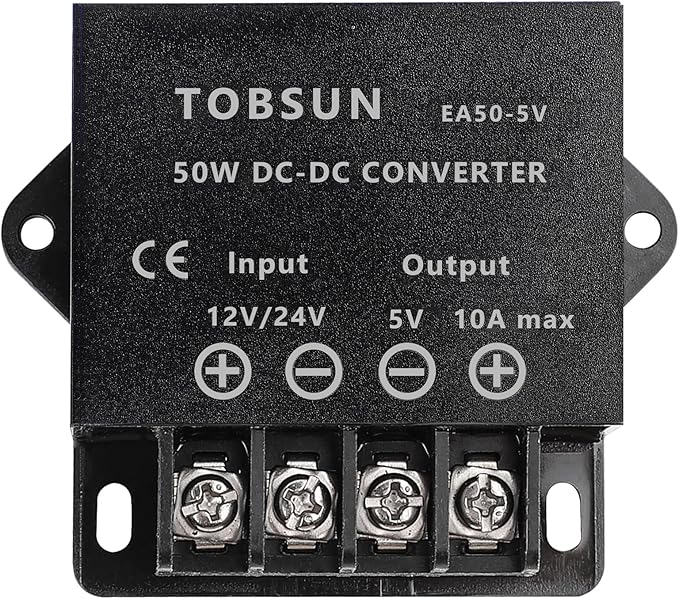 Tobsun 50W DC-DC Converter 24-12/5V(EA50-5V) – Sequence Engineering